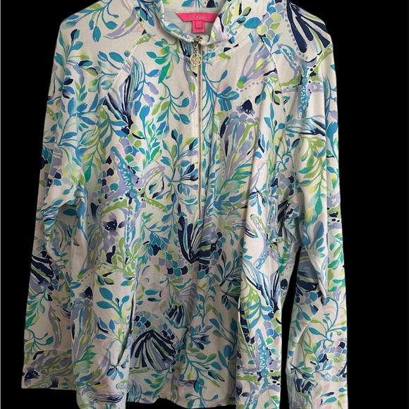 Lilly Pulitzer | Tops | Guc Lilly Pulitzer Skipper Popover Resort White ...